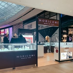 Jewelry Kiosk Design for Moriconi - m2display