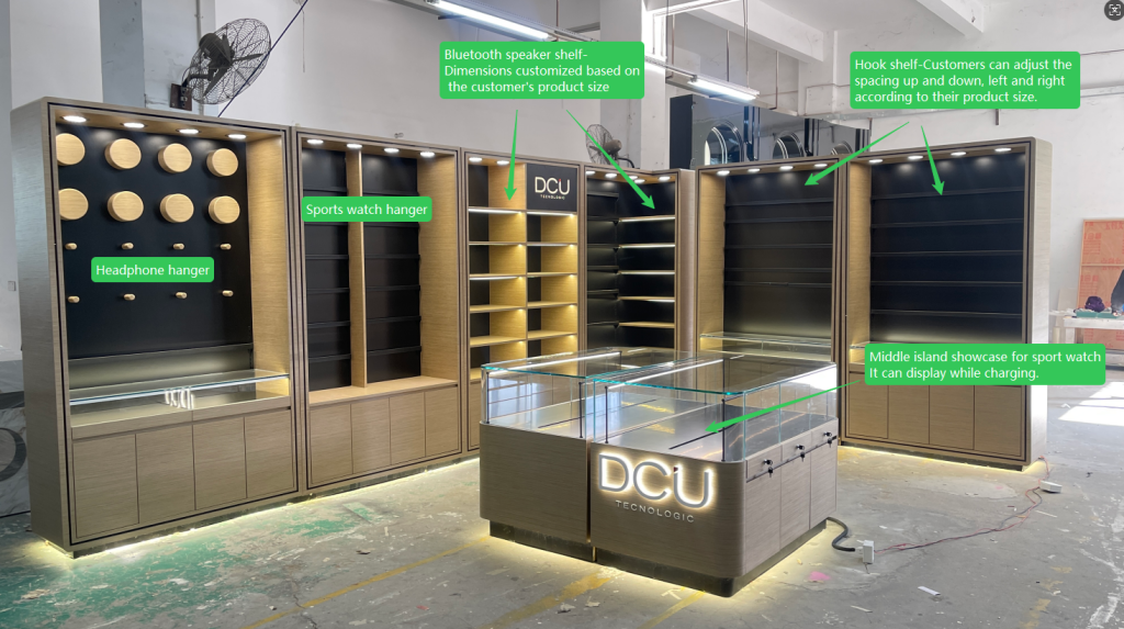 Spanish DCU Mobile Store - m2display