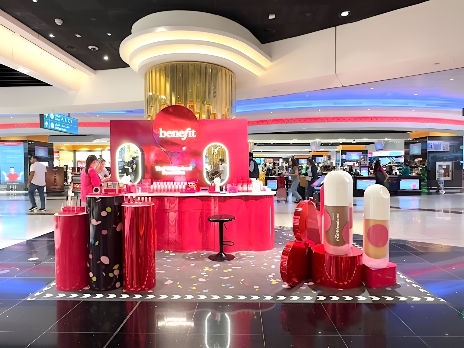 Benefit Brings the Fun: Playful Pop-Up Design in Dubai Duty Free ...